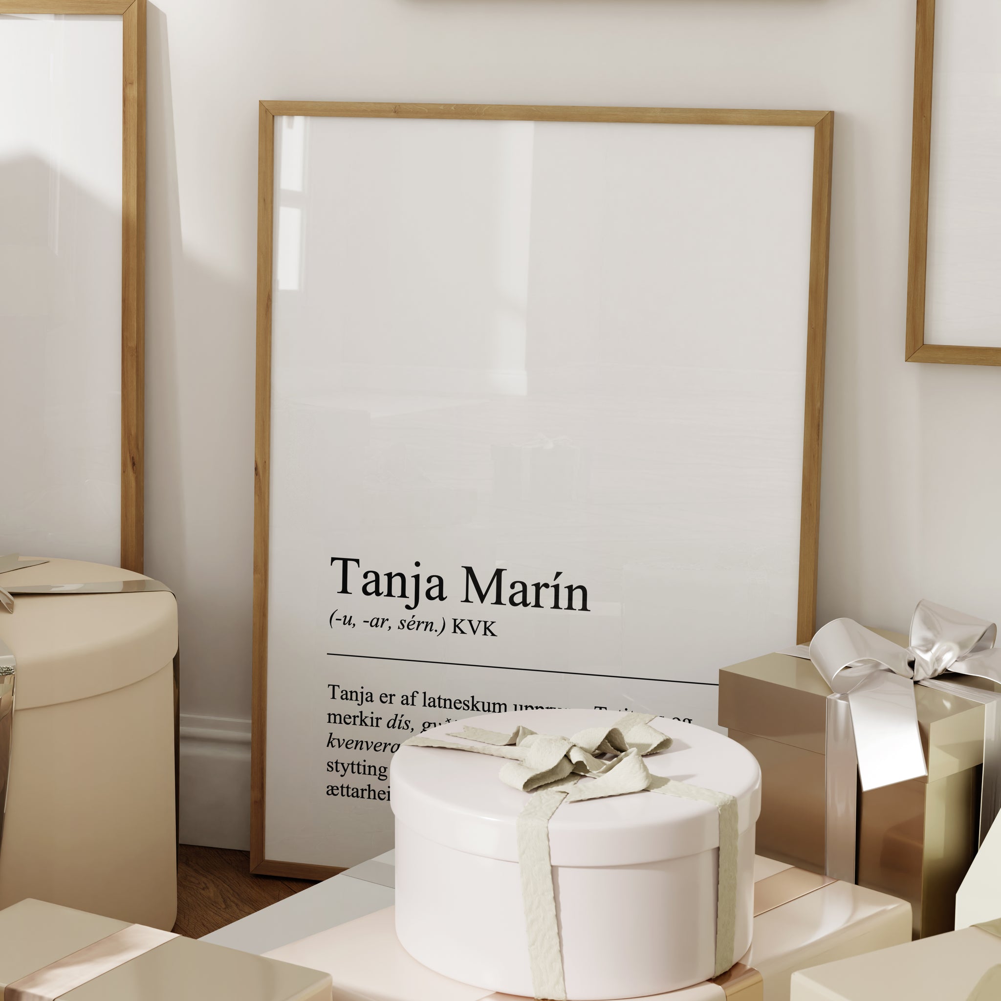 nafna veggspjald – LIND Scandinavia